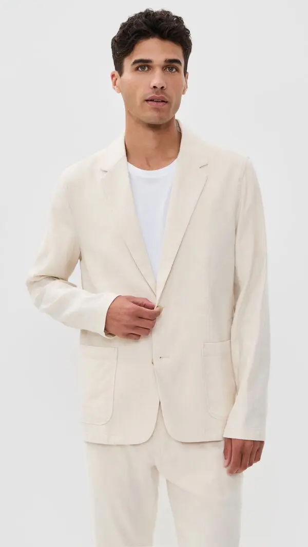 Marine Layer Hemp-blend Blazer