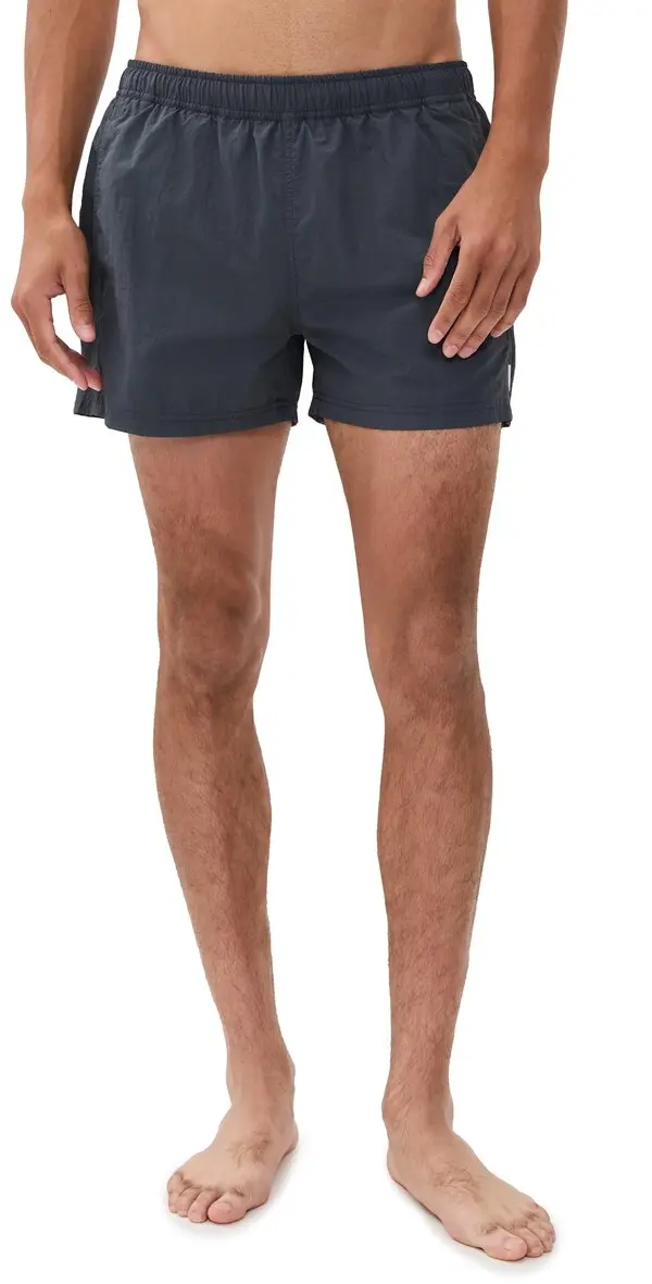 AUTO-REPLY Solid Sebastian Swim Trunks - Granite