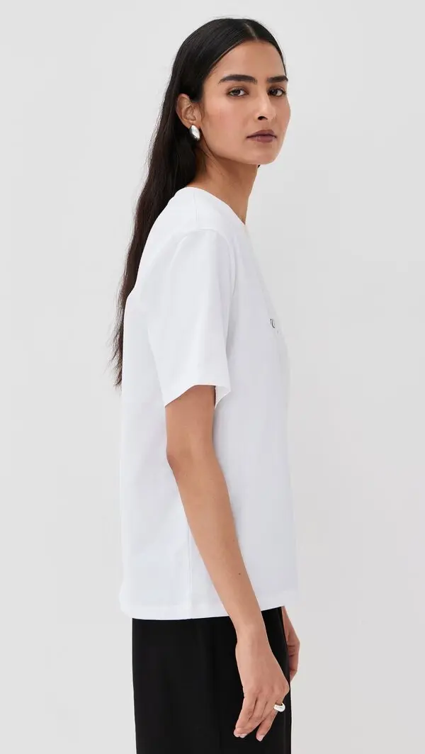 Victoria Beckham Classic Fit Slogan Tee