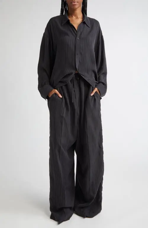 Balenciaga Fluid Cupro Tailored Pants