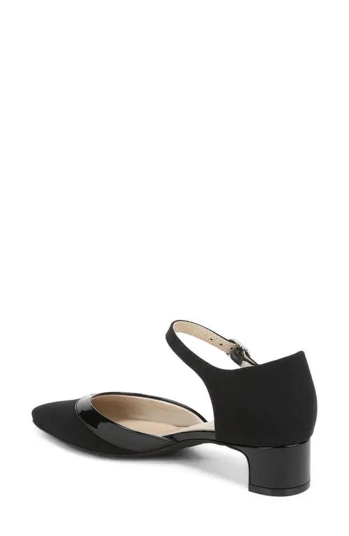 LIFESTRIDE Leighton Ankle Strap Pump - Black-dm