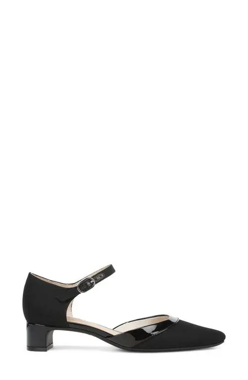 LIFESTRIDE Leighton Ankle Strap Pump - Black-dm