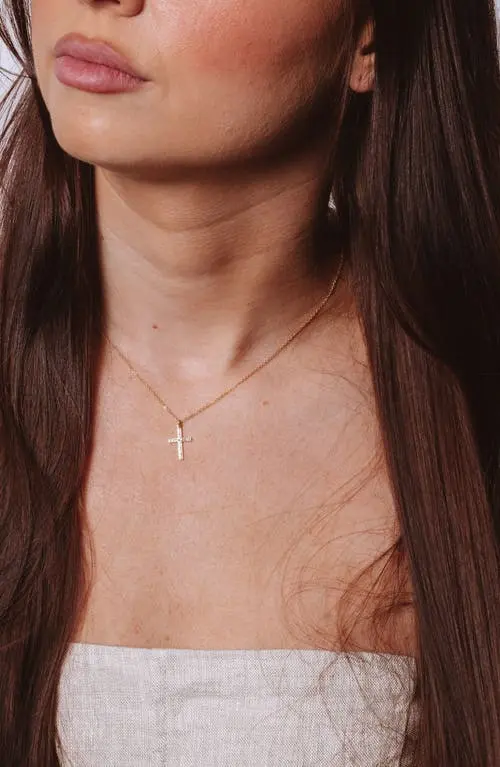 SET & STONES Levi Cross Pendant Necklace