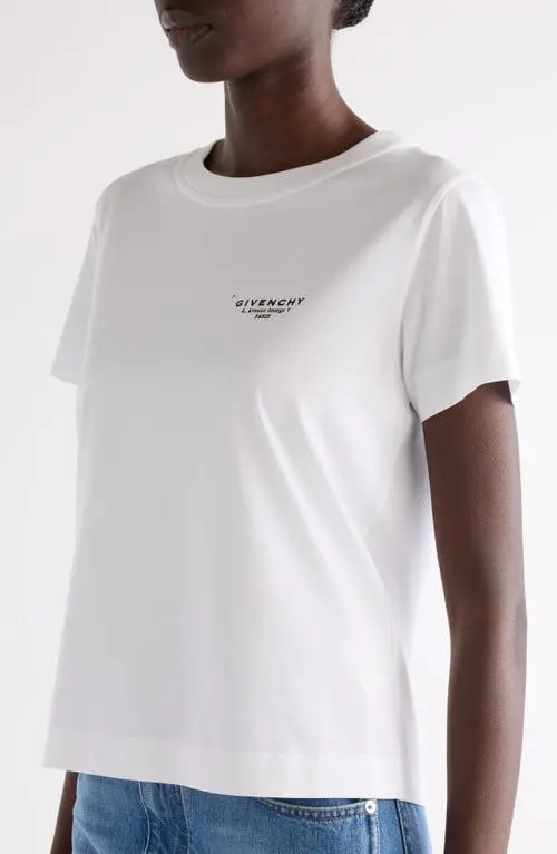 Givenchy Regular Fit Logo Graphic T-shirt - White