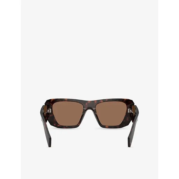 Prada Square-frame Acetate Sunglasses - Brown