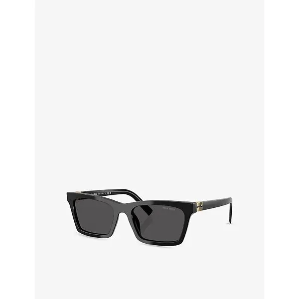 Miu Miu Mu A05s Square-frame Sunglasses - Black