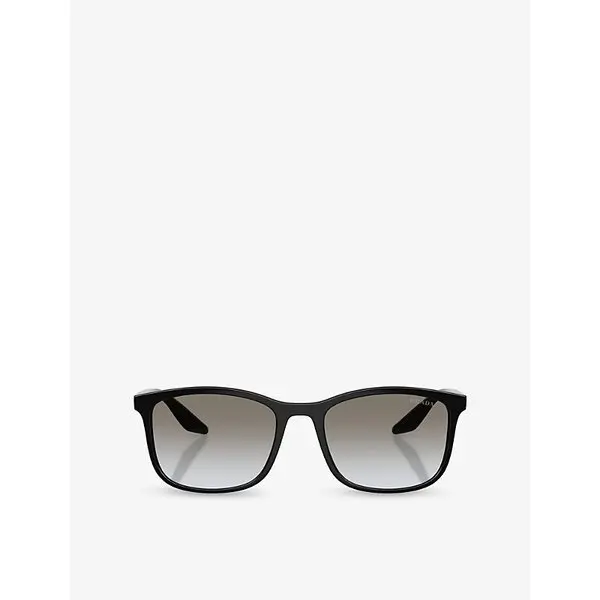 Prada Ps A08s Pillow-frame Sunglasses - Black