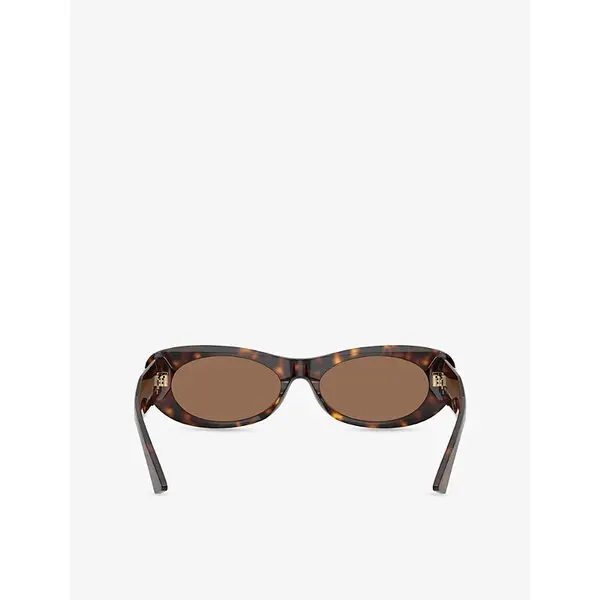 JIMMY CHOO Jc5038bu Oval Sunglasses - Brown