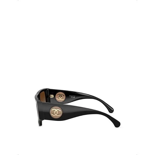 Chanel Ch5549 Square-frame Sunglasses - Black