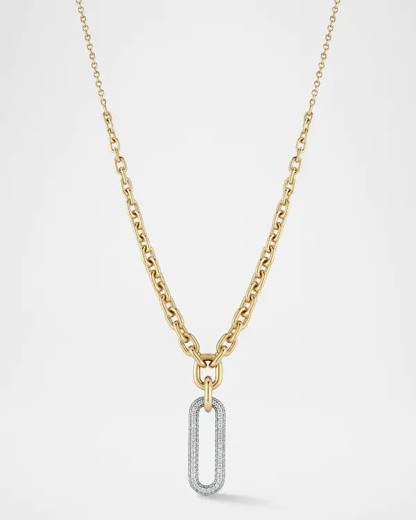 Walters Faith Morrell Diamond Link Necklace - Yellow Gold