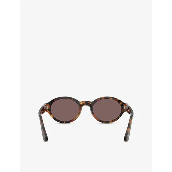 Persol Oval-frame Sunglasses - Brown