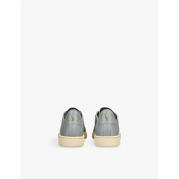 Valentino Garavani Leather Low-top Trainers - Grey