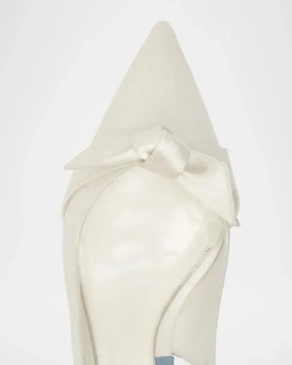 ALEXANDRE BIRMAN Clarita Slingback Pumps - White 1