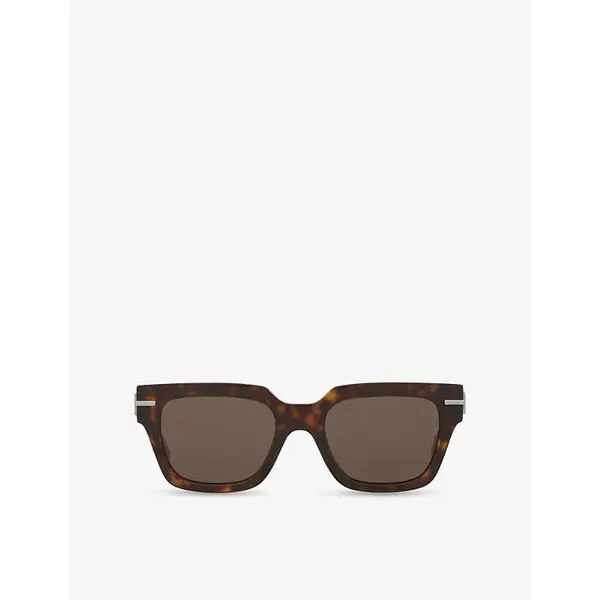 Fendi Square-frame Sunglasses - Brown