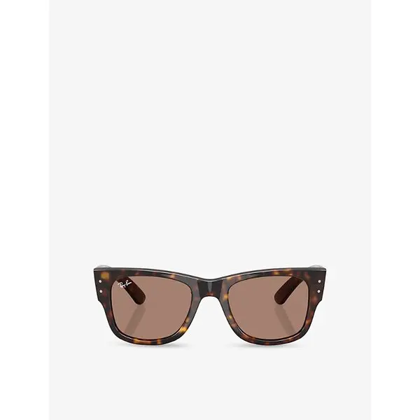 Ray-ban Mega Wayfarer Square-frame Sunglasses - Brown