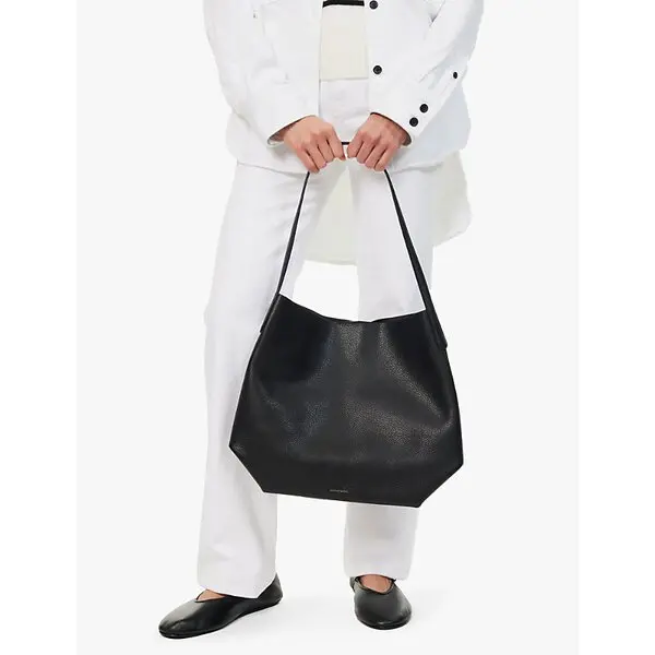 MANSUR GAVRIEL Cabas Leather Shoulder Bag