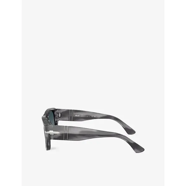 Persol Po3380s Polarised Square Sunglasses - Grey