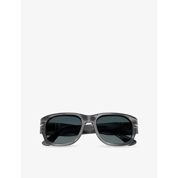 Persol Po3380s Polarised Square Sunglasses - Grey