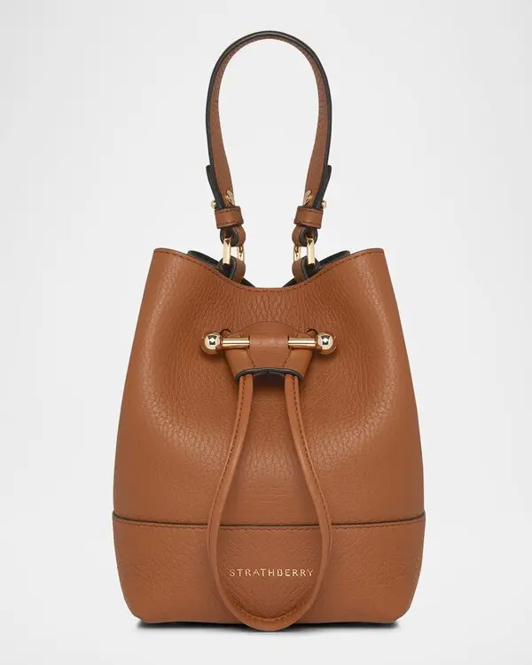 Strathberry Osette Drawstring Crossbody Bag - Tan