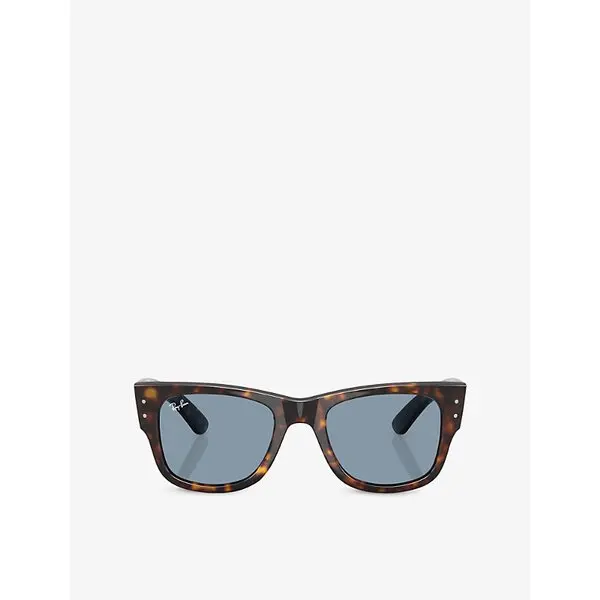 Ray-ban Mega Wayfarer Square-frame Propionate Sunglasses - Brown