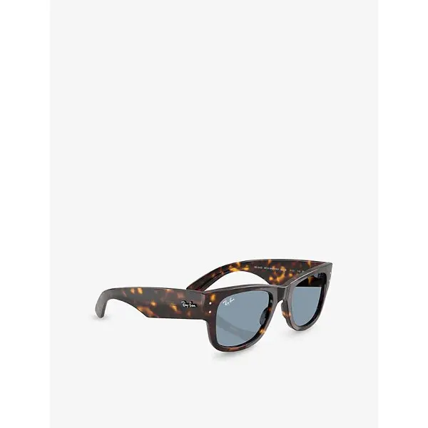 Ray-ban Mega Wayfarer Square-frame Propionate Sunglasses - Brown