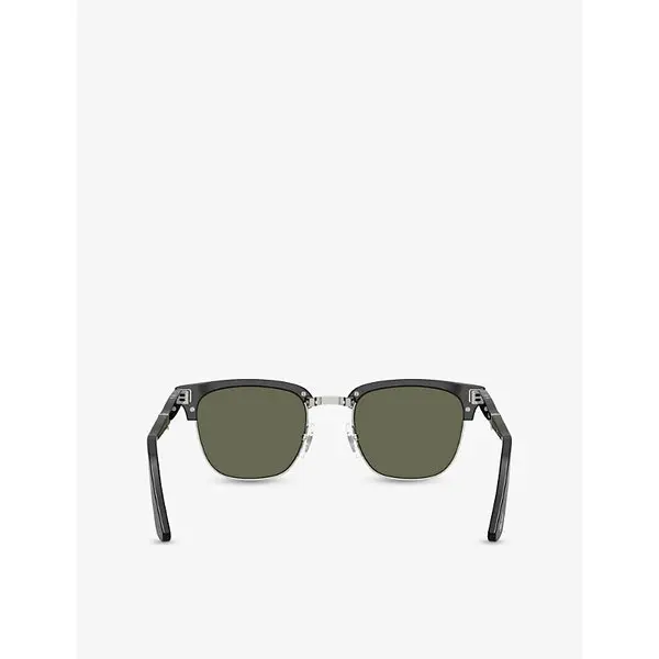Persol Po3375s Polarised Square-frame Sunglasses - Black