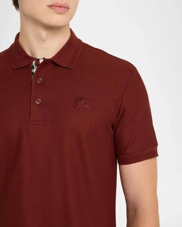 Burberry Apos;s Cotton Check-placket Polo Shirt