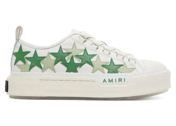 Amiri Stars Court Lowin Sneakers - Green/white