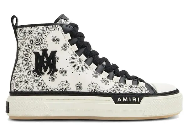 Amiri M.a. Logo Court High-top Sneakers