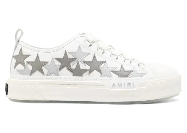 Amiri Stars Court Lowin Sneakers - White/grey