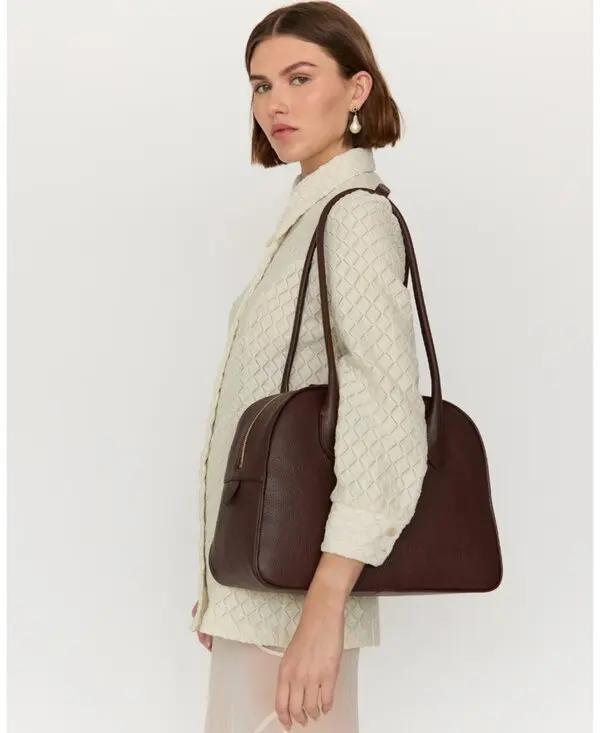 HYER GOODS La Autostrada Tote Bag - Brown