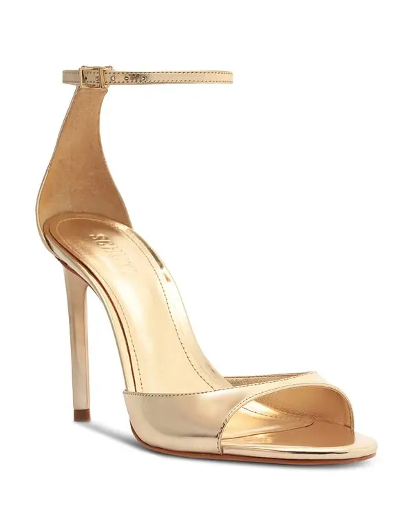 Schutz Scarlett Sandals - Platina