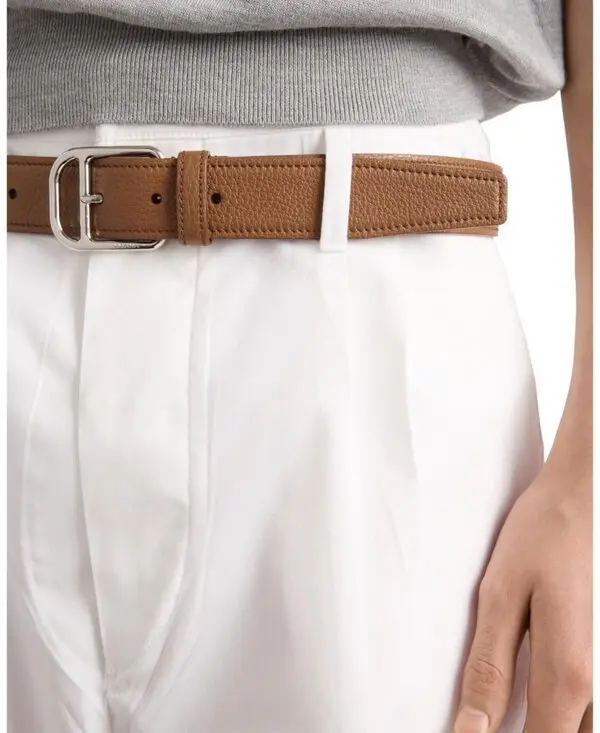 Prada Leather Belt - Brown