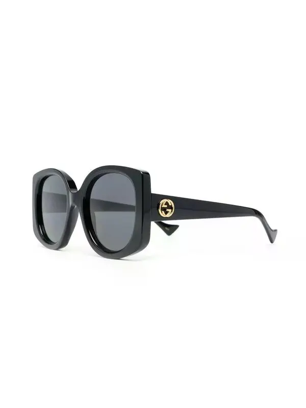 Gucci Oversized Logo-arm Sunglasses