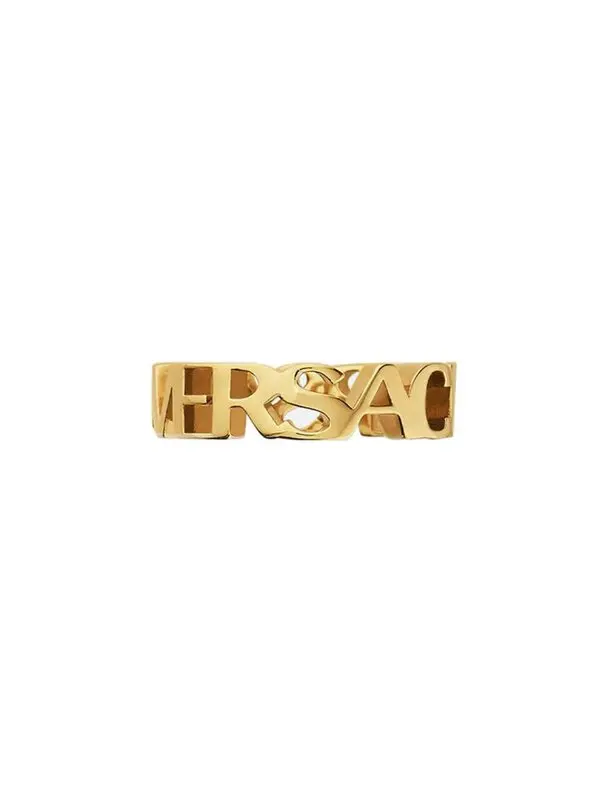 Versace Logo Ring - Gold