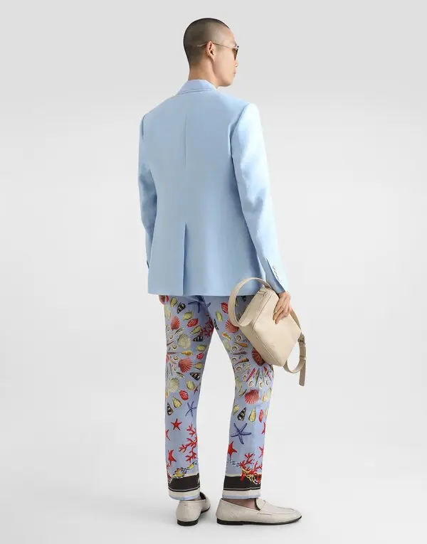 Dolce & Gabbana Sicilia Single-breasted Linen Jacket