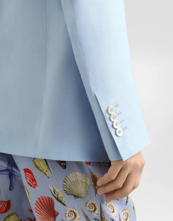 Dolce & Gabbana Sicilia Single-breasted Linen Jacket