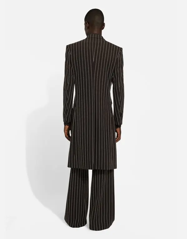 Dolce & Gabbana Silk Martini-fit Shirt With Shirt Front - Brown