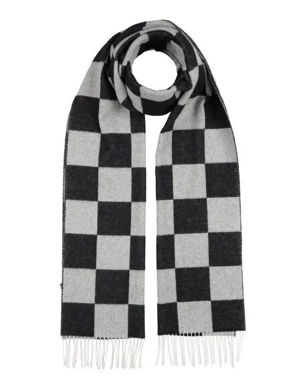 Amiri Scarf Cashmere, Cotton, Wool - Black