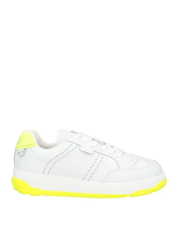 Gcds Leather Low-top Sneakers - White