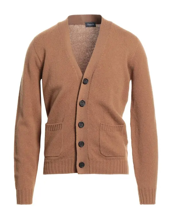 DRUMOHR Lambswool Cardigan - Beige