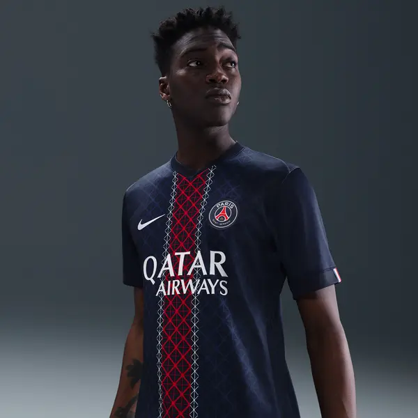 Nike Paris Saint-germain 2025/26 Stadium Home Dri-fit Soccer Replica Jersey - Blue