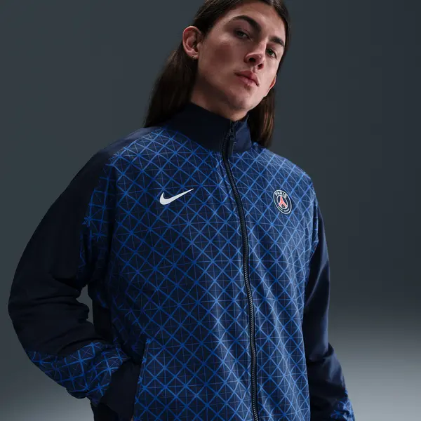 Nike Paris Saint-germain Strike Home Dri-fit Soccer Anthem Jacket - Blue