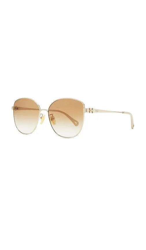 Chloé Cat Eye Sunglasses - Gold
