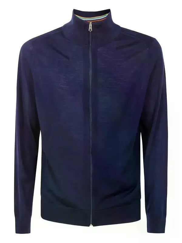 Paul Smith High-neck Zip-front Cardigan