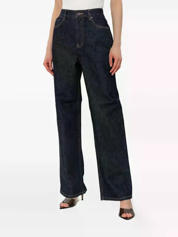 SELF-PORTRAIT 5-pocket Straight Jeans