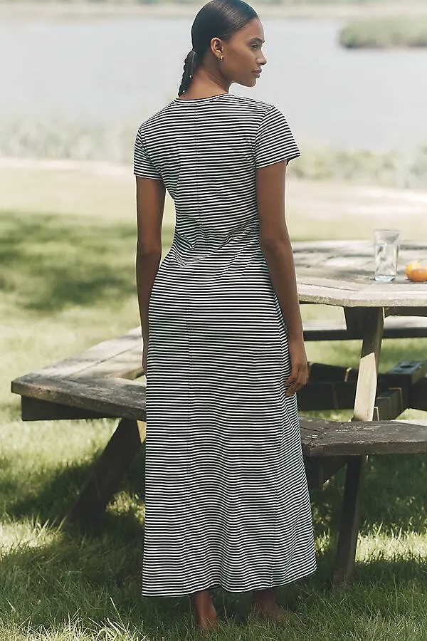 L*Space Sloane Short-sleeve T-shirt Dress - Black & White Pattern