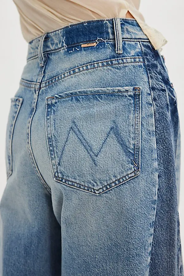MOTHER The Pipe Dream Button Heel Jeans
