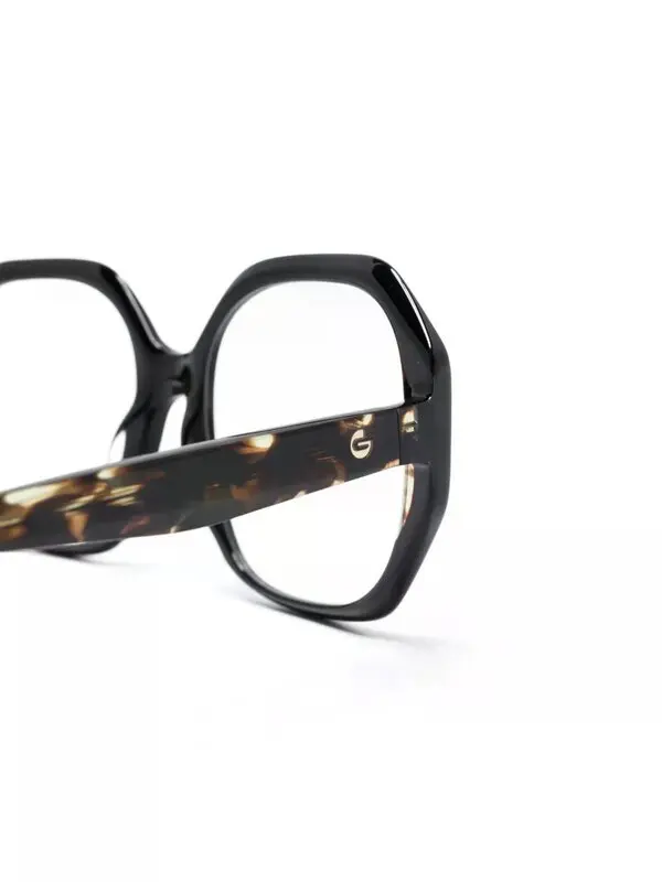 GIGI STUDIOS Sylvie Square-frame Glasses - Black