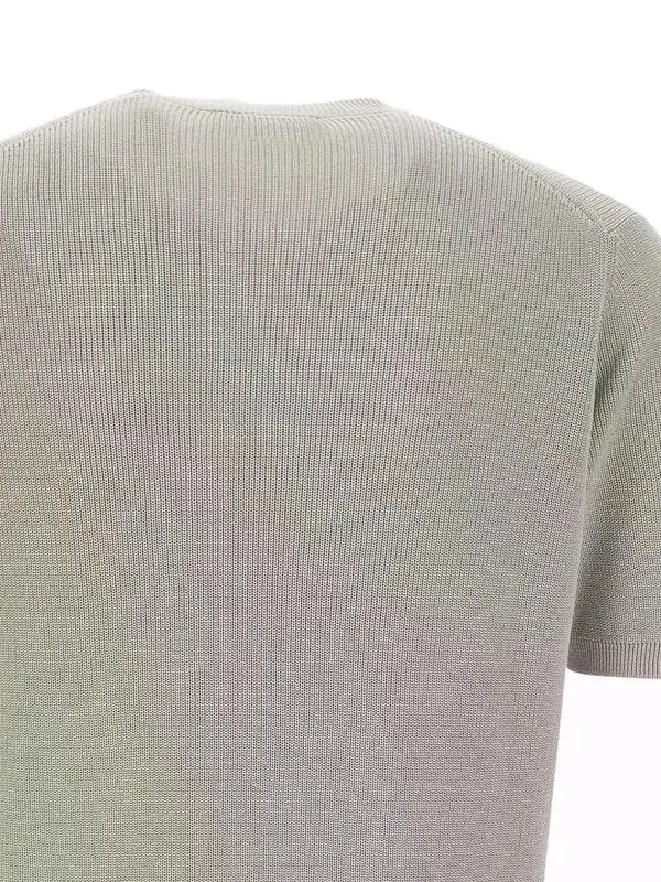 FILIPPO DE LAURENTIIS Short-sleeve Cotton Sweater